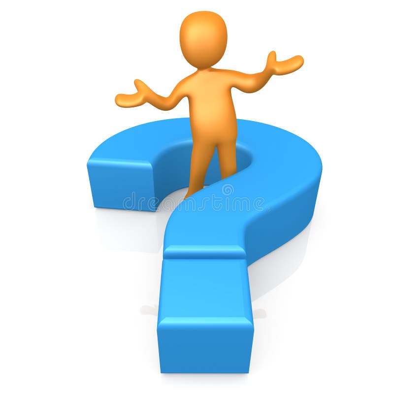 Ask a Question stock illustration. Illustration of support - 12580995