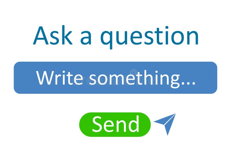 Ask a Question, User Interface Form â€“ Vector Stock Vector ...