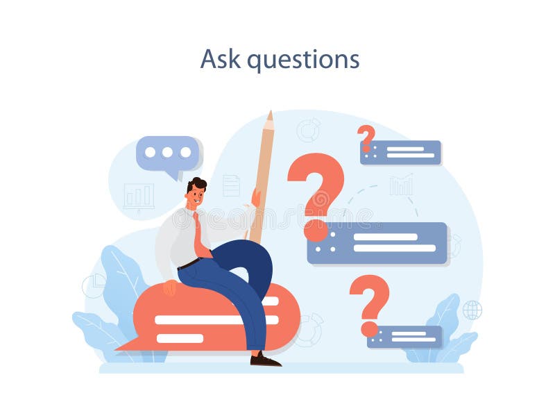 Ask Questions To Deal with Judgement at Work. Employee Dealing Stock ...