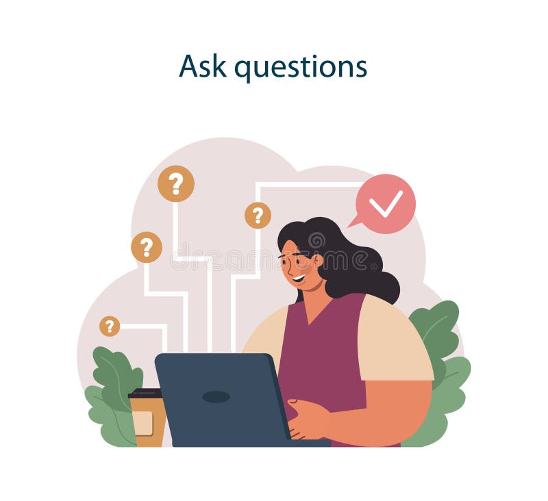 Ask Questions To Deal with Judgement at Work. Employee Dealing Stock ...