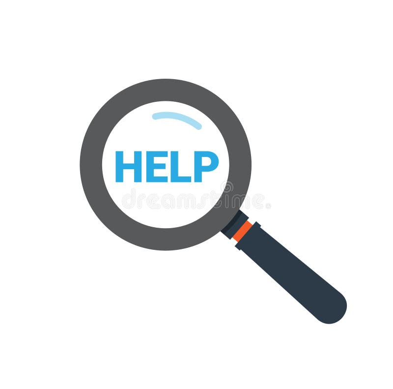 Asking or Looking for Help Conceptual Illustration. Helpful Content ...