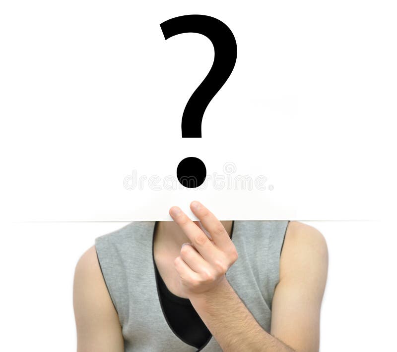 Asking a question stock image. Image of paper, businessman - 24085937