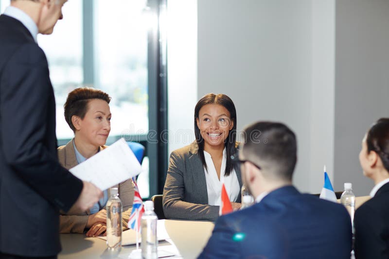 Asking question stock photo. Image of broker, contemporary - 114980184