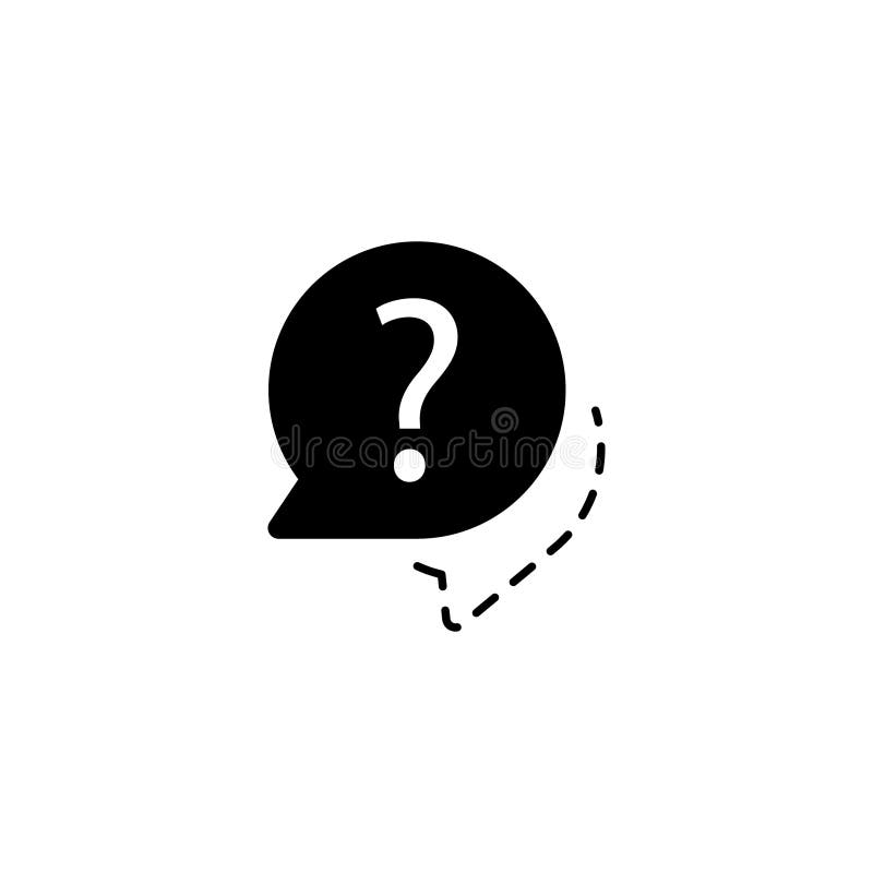Asking Related Vector Icon Logo Design Stock Vector - Illustration of ...