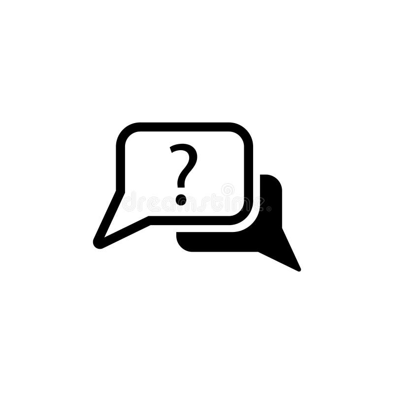 Asking Related Vector Icon Logo Design Stock Vector - Illustration of ...