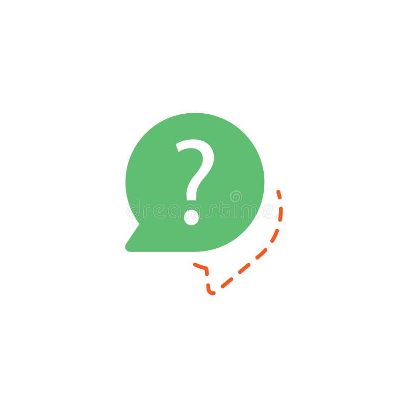 Asking Related Vector Icon Logo Design Stock Vector - Illustration of ...
