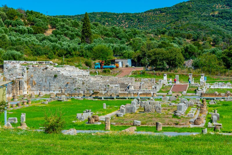 Asklepieion of Archaeological Site of Ancient Messini in Greece Stock ...