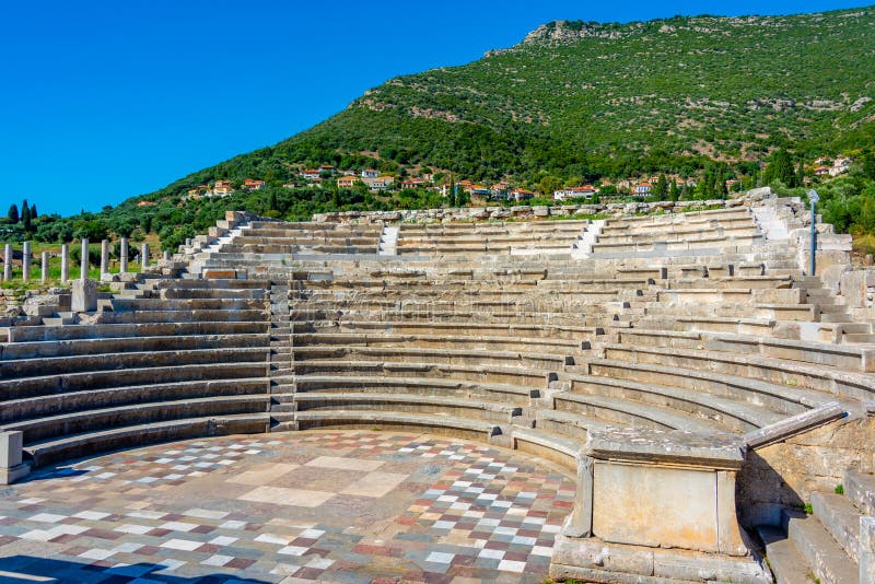 Asklepieion of Archaeological Site of Ancient Messini in Greece Stock ...