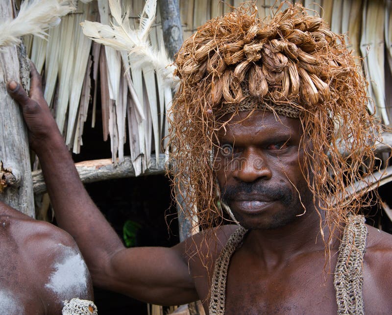 The Asmat Headhunter editorial stock image. Image of natural - 19007409