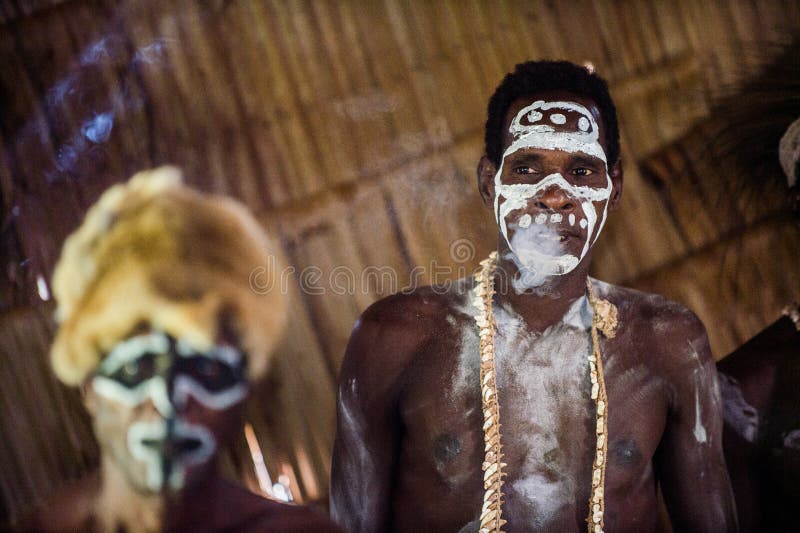 The Asmat Papua Welcoming Ceremony Editorial Image Image Of Makeup