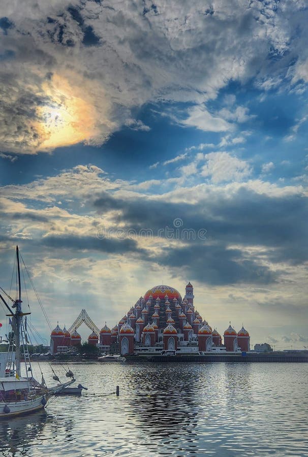 The 99 Asmaul Husna Mosque stock photo. Image of husna - 299104042