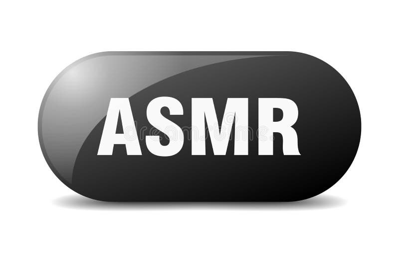 Asmr Button. Asmr Sign. Key. Push Button Stock Vector - Illustration of ...