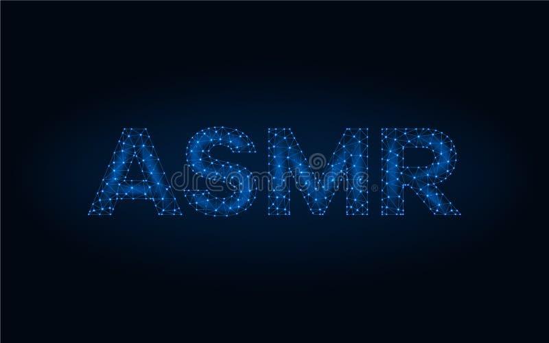 Autonomous Sensory Meridian Response, ASMR Logo Or Icon. Female Head ...