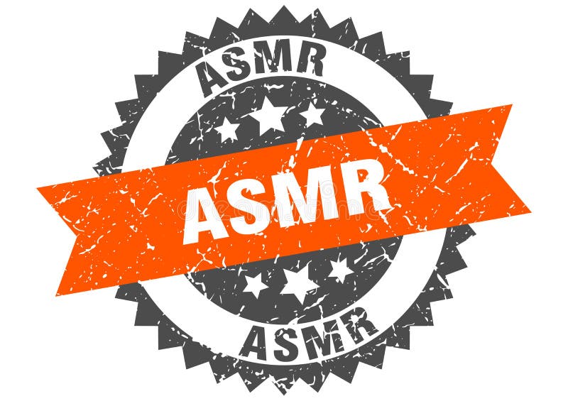 Asmr Stamp. Asmr Grunge Round Sign Stock Vector - Illustration of ...