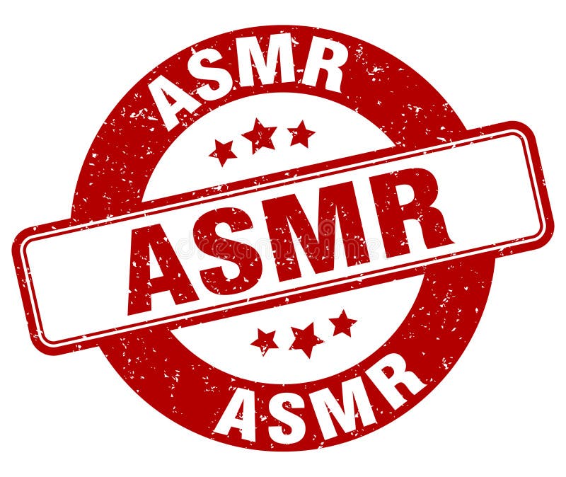 Asmr Stamp. Asmr Label. Round Grunge Sign Stock Vector - Illustration ...