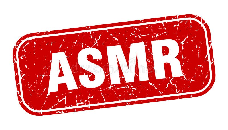 Asmr Stamp. Asmr Label. Round Grunge Sign Stock Vector - Illustration ...
