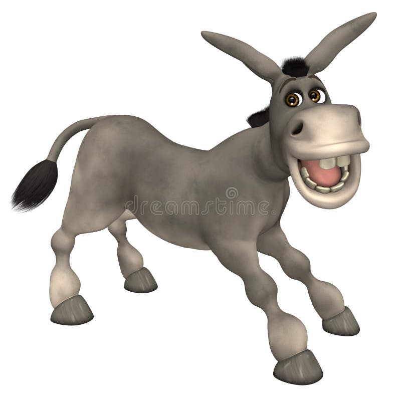 Asno ilustração stock. Ilustração de asno, cartoon, cômico - 1962742