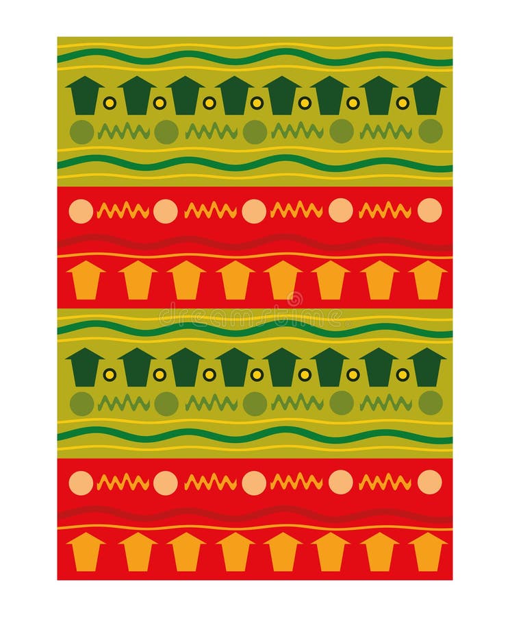 Aso Oke Fabric Illustration Stock Vector - Illustration of handwoven ...
