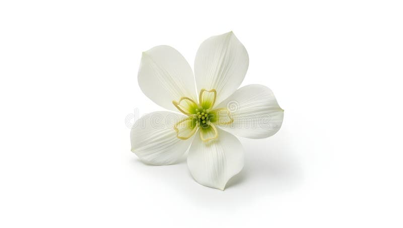 Asoka Flower Isolated on Pure White Background Stock Illustration ...