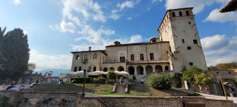 Asolo, Italy. editorial stock photo. Image of historical - 255294628