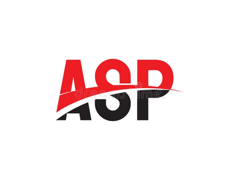 ASP Letter Initial Logo Design Vector Illustration Stock Vector ...