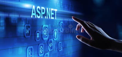 Asp.net Web-application Software Development Platform. Programming Language. Stock Photo - Image ...