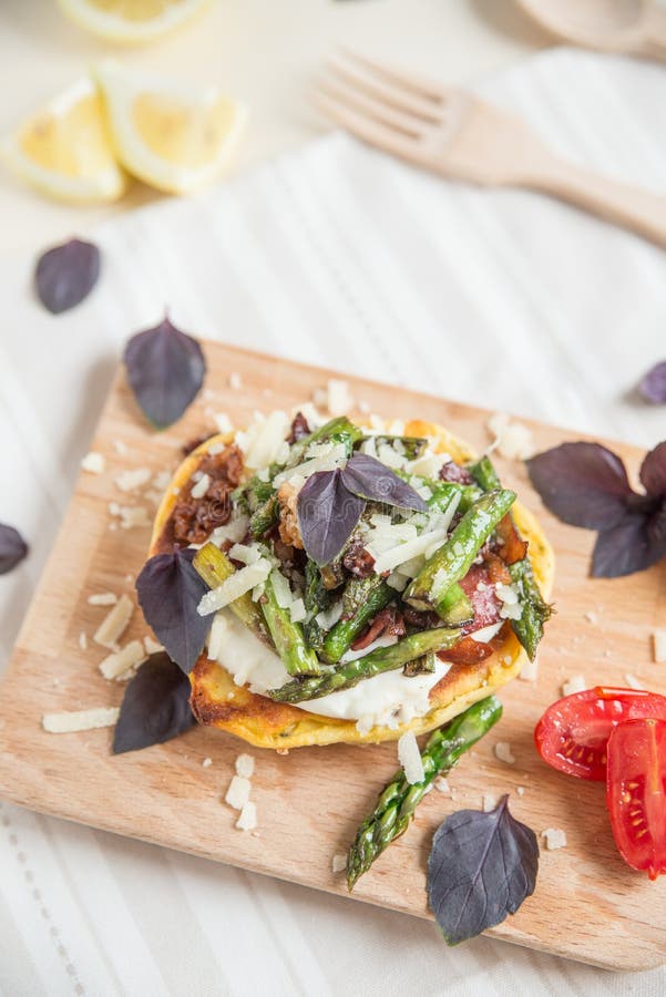 Asparagus burger stock image. Image of green, bread, cutlet - 73230509