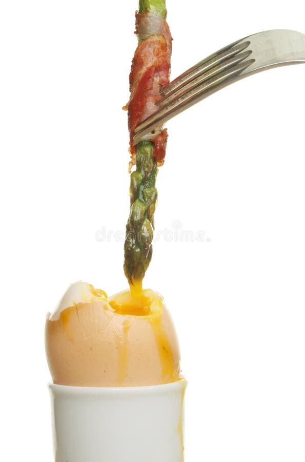 Asparagus pancetta egg stock photo. Image of asparagus - 19838540