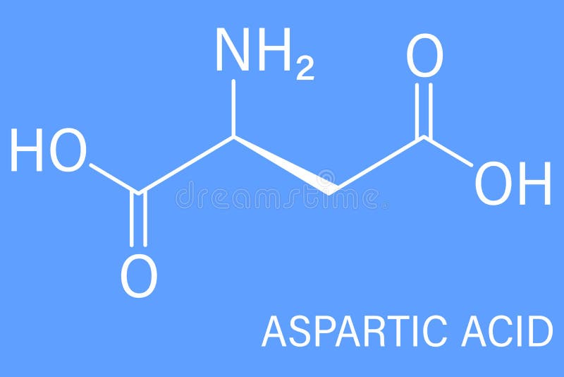 Aspartic Acid or L-aspartic Acid, Asp, D, Amino Acid Molecule. Skeletal ... Aspartic Acid or L-aspartic Acid, Asp, D, Amino Acid Molecule. Skeletal ...