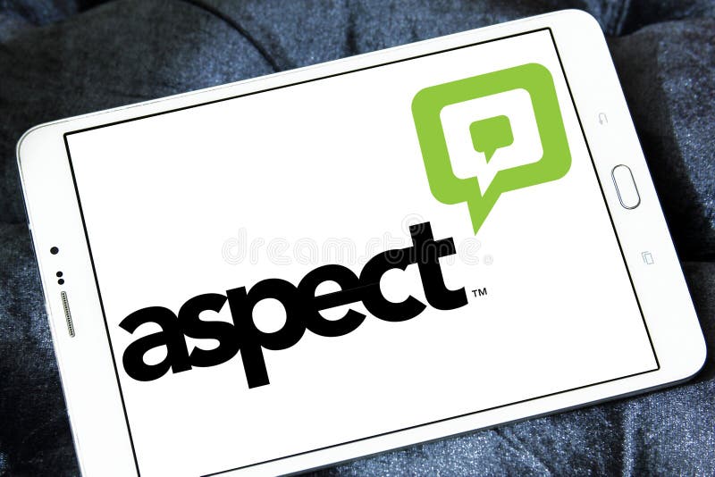 Aspect Software logo editorial photo. Image of samsung - 118638051