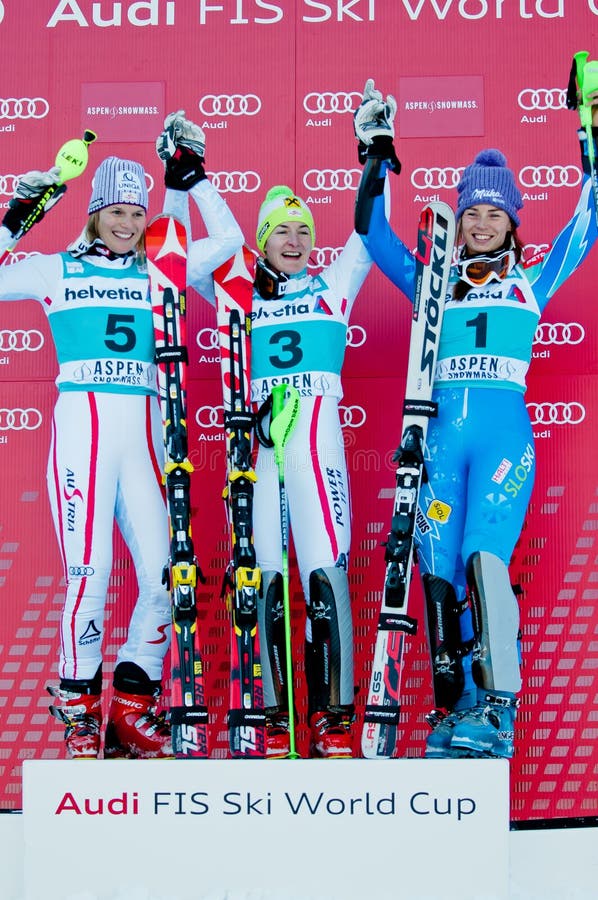 ASPEN, CO - NOV 25: Kathrin Zettel (3) Wins Editorial Stock Photo ...