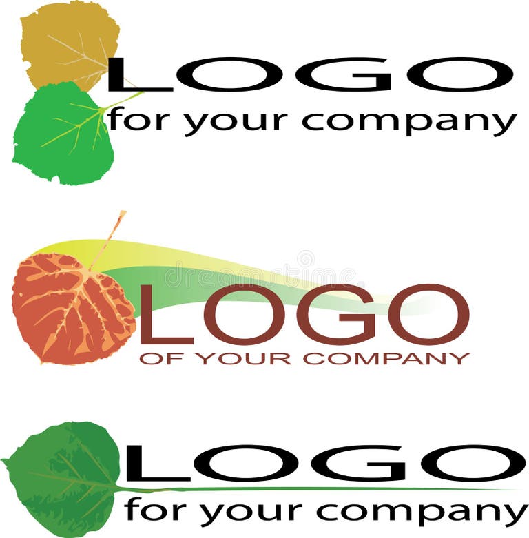 Aspen Leaf Logos Stock Illustrations – 4 Aspen Leaf Logos Stock ...