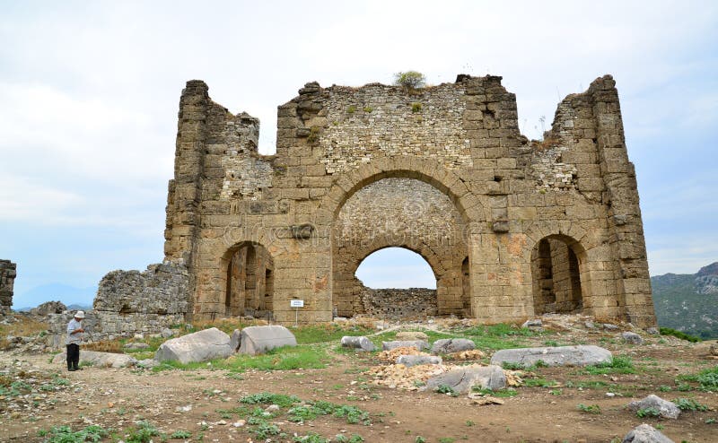 Aspendos Ancient City - Antalya Stock Photo - Image of history, antalya ...