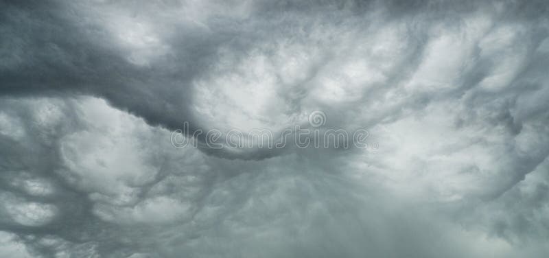 Asperitas Clouds, a Cloud Formation Featuring Undulating Waves Stock ...
