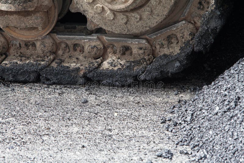 Asphalt stock image. Image of machinery, asphalt, making - 27756677