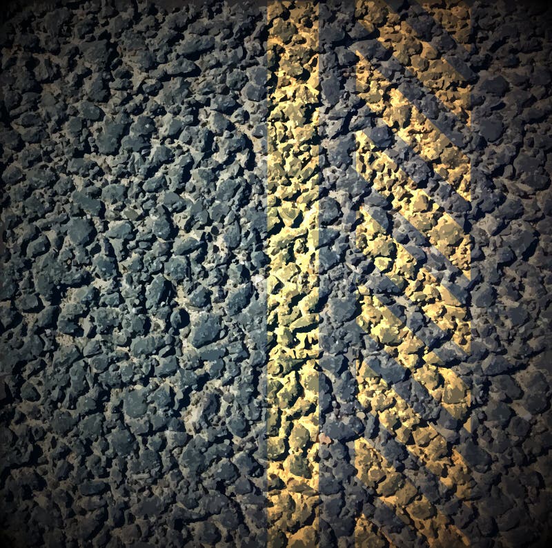 Asphalt stock vector. Illustration of paint, sign, outdoors - 53003760