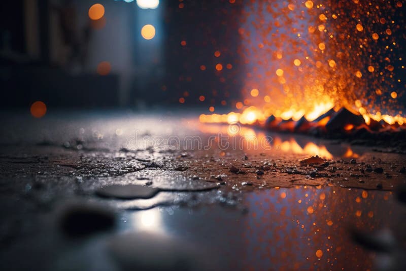 Fiery Building Stock Illustrations – 678 Fiery Building Stock ...