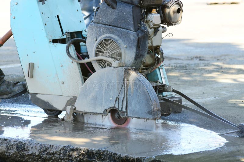 Asphalt Cut stock image. Image of equipment, build, machine - 21208705