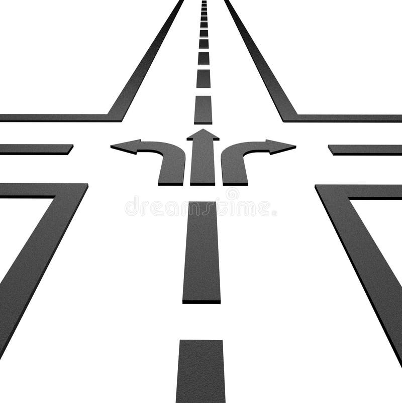 Direct road stock illustration. Illustration of exit - 31910868