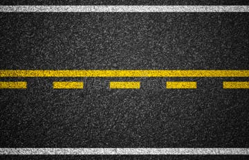 Asphalt Highway with Road Markings Texture Stock Photo - Image of view ...