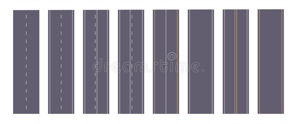 Vertical Road Markings Stock Illustrations – 106 Vertical Road Markings ...