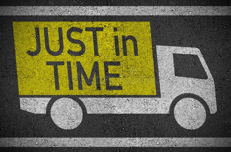 Just in time shipping stock illustration. Illustration of profitability ...