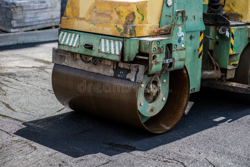 Asphalt Lay New Workers with Tools Stock Photo - Image of pave, paving ...