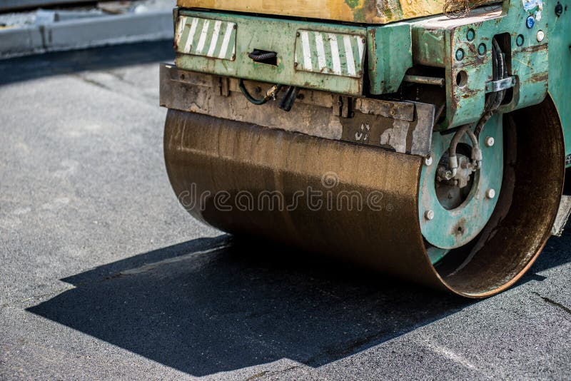 Asphalt Lay New Workers with Tools Stock Photo - Image of pave, paving ...