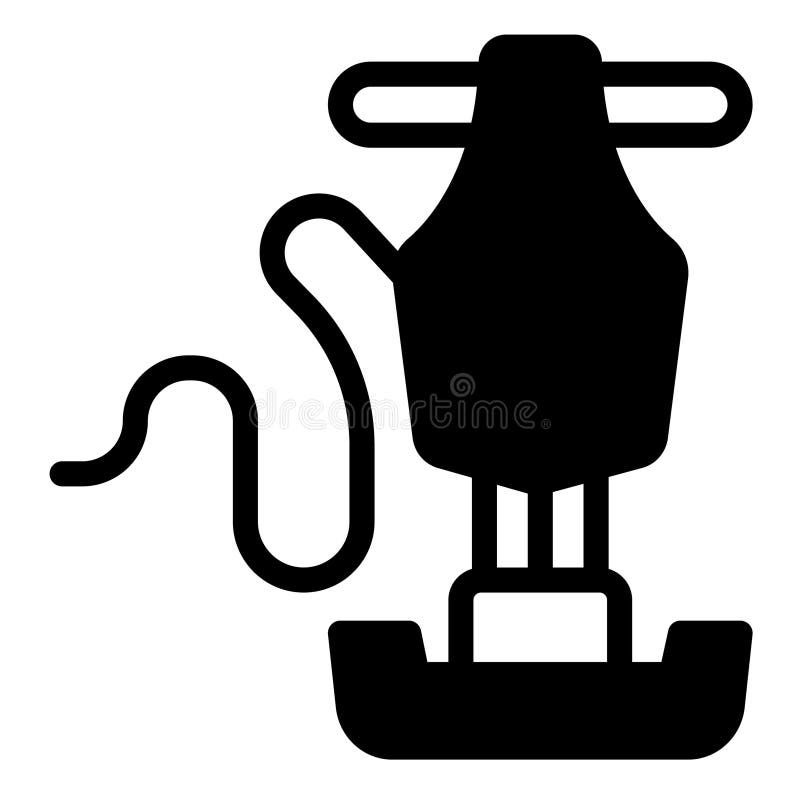 Asphalt Paver Solid Icon, Making Road Concept. Vector Graphics Stock ...