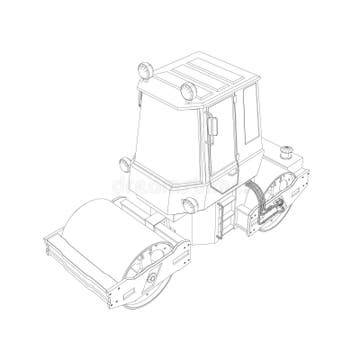 Asphalt Paving Machine Stock Illustrations – 1,807 Asphalt Paving ...