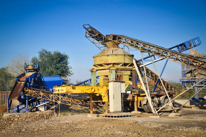 Asphalt plant stock image. Image of industry, process - 26962957
