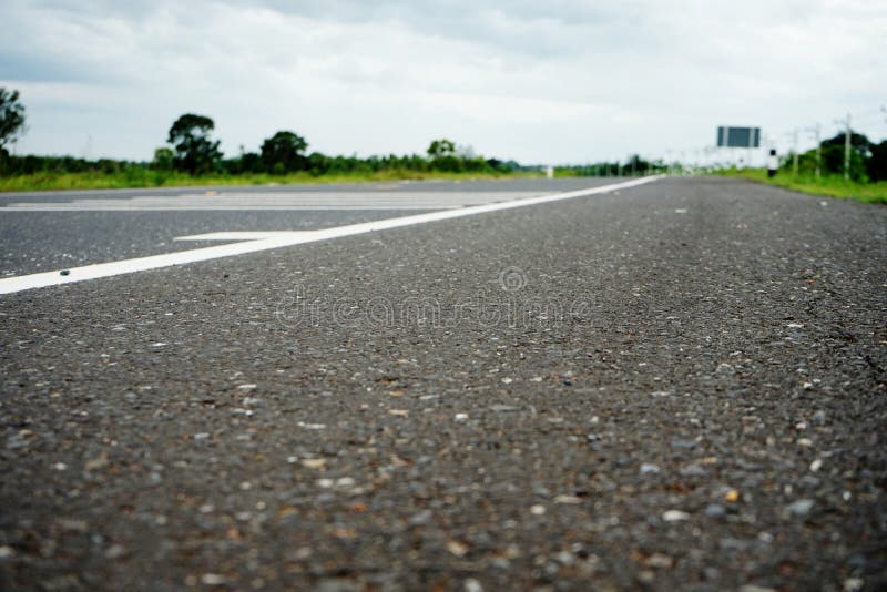 Asphalt Road stock photo. Image of danger, pavement - 155374474