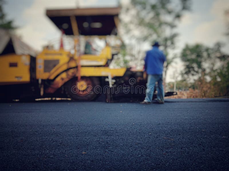Road construction stock photo. Image of pathway, bituminous - 147080304