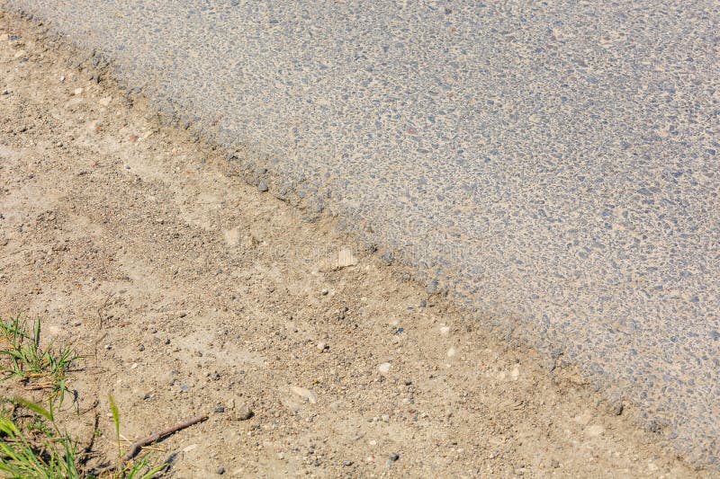 Asphalt Road Corner. Background with Selective Focus and Copy Space ...